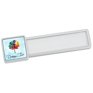 4imprint.ca: Stellar Name Tag - Square - Magnet Back C148605-SQ