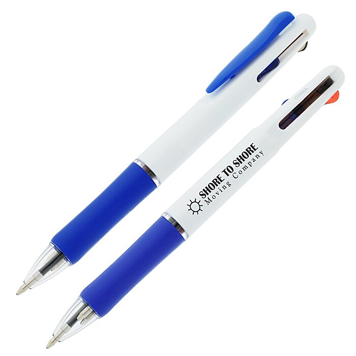 4imprint.ca: Voyager Multi-Ink Pen - White C122284-W