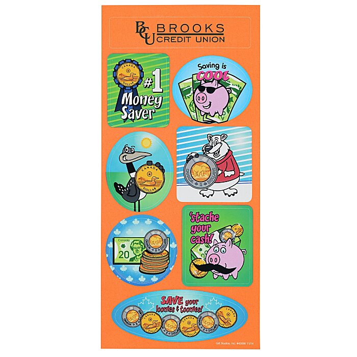 4imprint.ca: Super Kid Sticker Sheet - Money Saving C122606-MS
