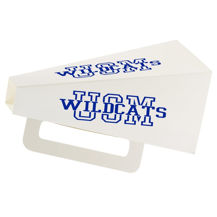 4imprint.ca: Megaphone - Square - 9" - White C136384-SQ-9-W