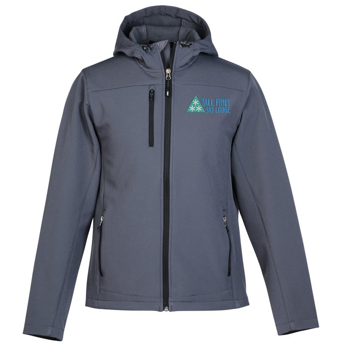 4imprint.ca: Coal Harbour Essential Hooded Soft Shell Jacket - Men's ...