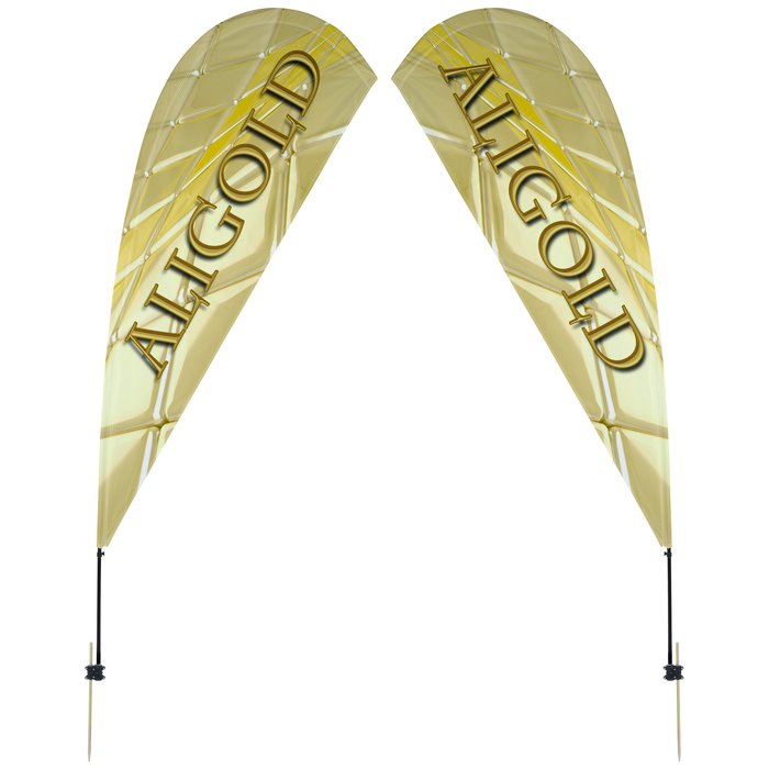 4imprint.ca: Outdoor Value Sail Sign - 9-1/2' - Two Sided C138776-9-OUT-2