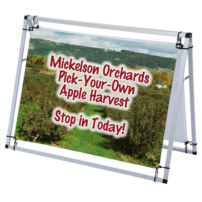 4imprint.ca: A-Frame Pro Outdoor Banner Sign - 4' C142140-4