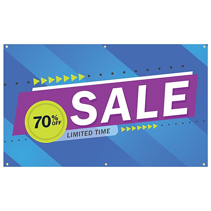 4imprint.ca: Value Indoor Banner - 3' x 5' - 24 hr C112428-35-24HR