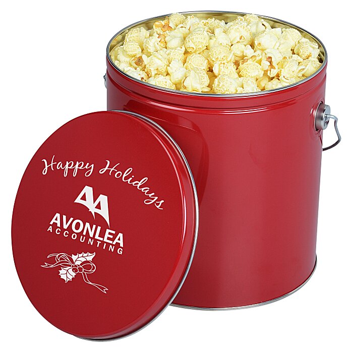 4imprint.ca: Butter Popcorn Tin - 1-Gallon C156064-B-1