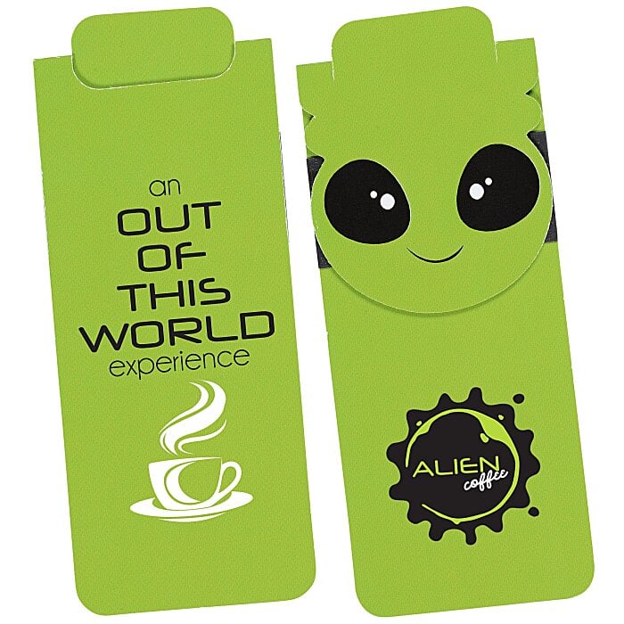 4imprint.ca: Paws and Claws Magnetic Bookmark - Alien C158802-AL