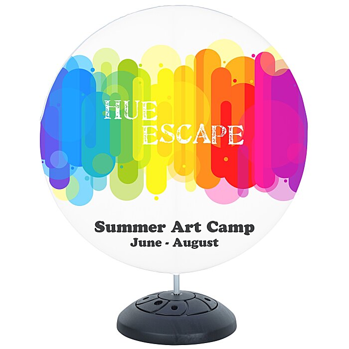 4imprint.ca: Eurofit Swivel Sign - Round - 66 1/2" x 55' C160782-RND-6755