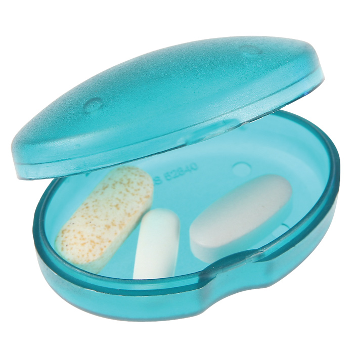 4imprint.ca: Pill Box Oval Shape - Translucent C9844-OV-T