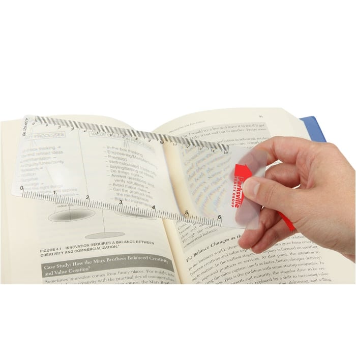 4imprint.ca: Bookmark Magnifier/Ruler C109648