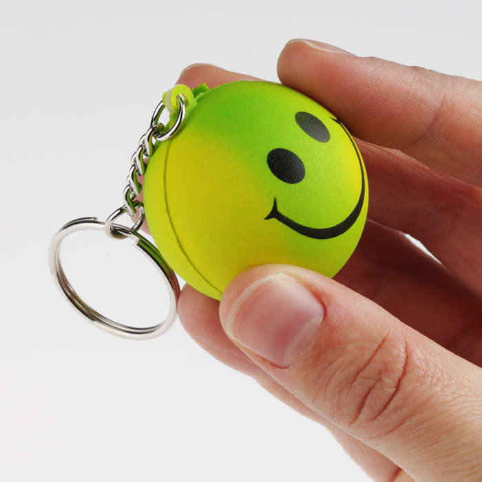 4imprint.ca: Mood Keychain - Smiley Face C112123-SF