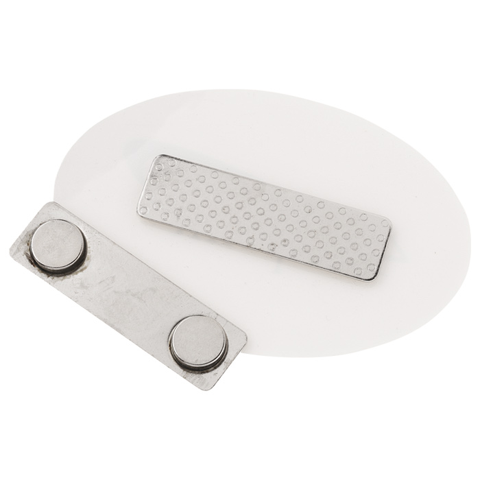 4imprint.ca: Full-Colour Name Badge - Oval - Magnet C117113-OV-M