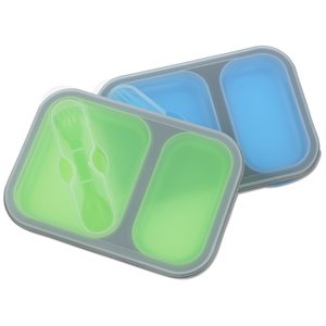 4imprint.ca: Collapsible Two-Section Food Container C121846