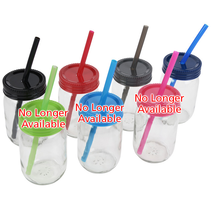 4imprint.ca: Glass Mason Jar with Straw - 16 oz. C133440-16: Imprinted ...