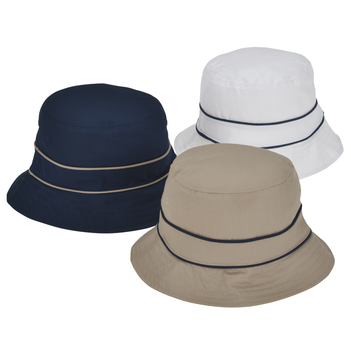 4imprint.ca: Cotton Bucket Hat with Trim C164631