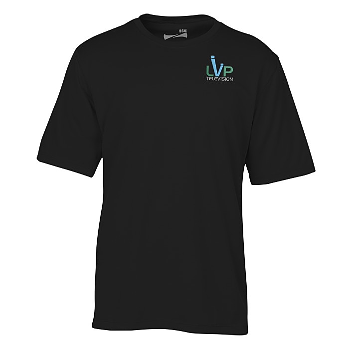 4imprint.ca: Popcorn Knit Performance Tee - Men's - Embroidered C128301-M-E