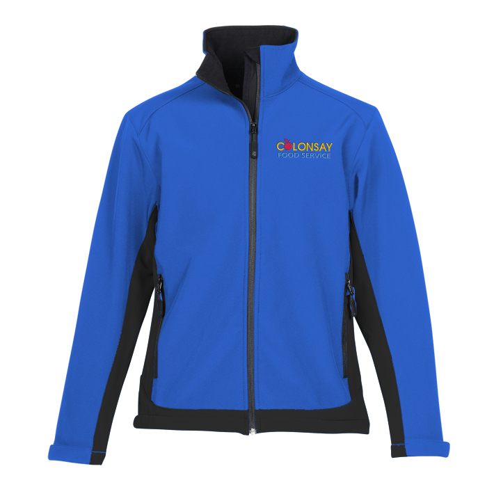 4imprint.ca: Concord Colour Block Soft Shell Jacket - Men's C131049-M