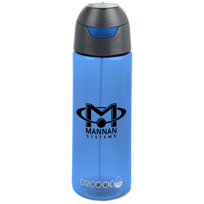 4imprint.ca: O2COOL Prism Pop-up Top Mist and Sip Sport Bottle - 24 oz ...