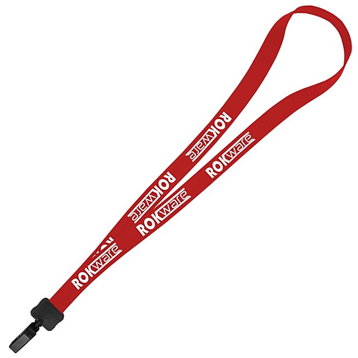 4imprint.ca: Stretchy Elastic Lanyard - 3/4" - 36" - Plastic Bulldog ...