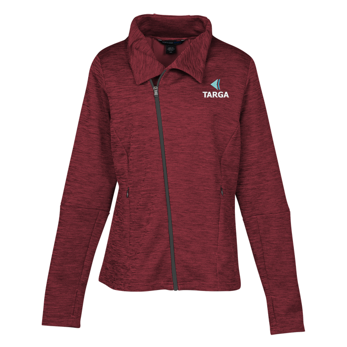 4imprint.ca: Amplify Melange Fleece Jacket - Ladies' C137070-L
