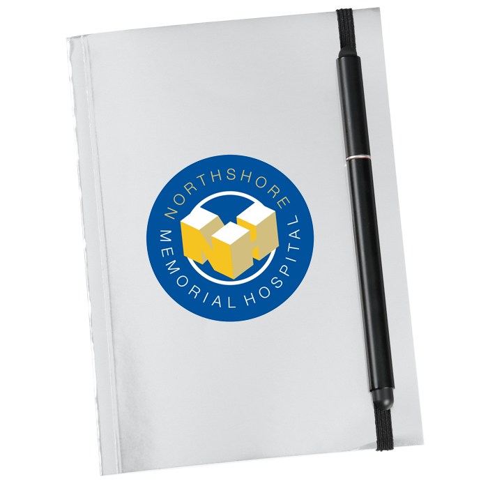 4imprint.ca: Metallic Paper Cover Notebook Set - 7" x 5" C141141-75-SET