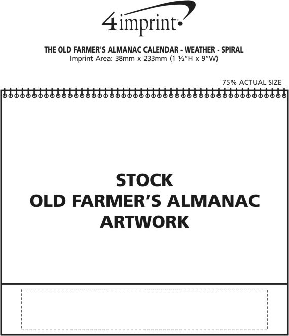 4imprint.ca: The Old Farmer's Almanac Calendar - Weather - Spiral ...