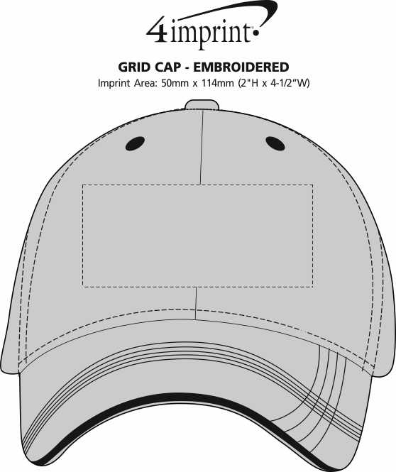 4imprint.ca: Grid Cap - Embroidered C117950-E