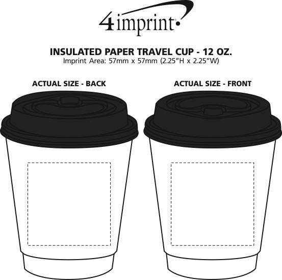 4imprint.ca: Insulated Paper Travel Cup - 12 oz. C120677-12