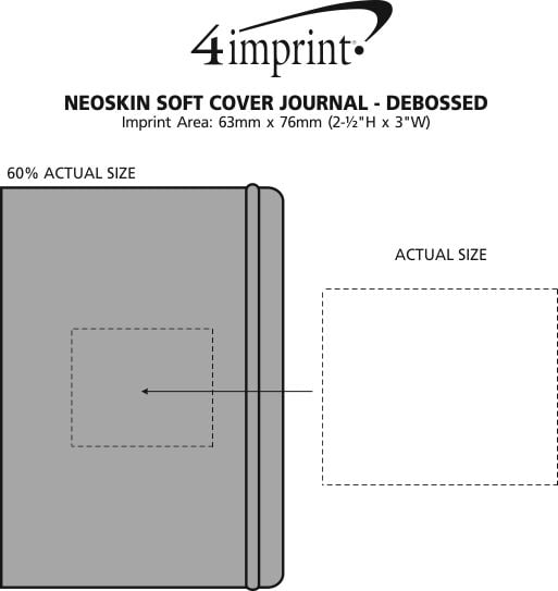 4imprint.ca: Neoskin Soft Cover Journal - Debossed C122261-85-D