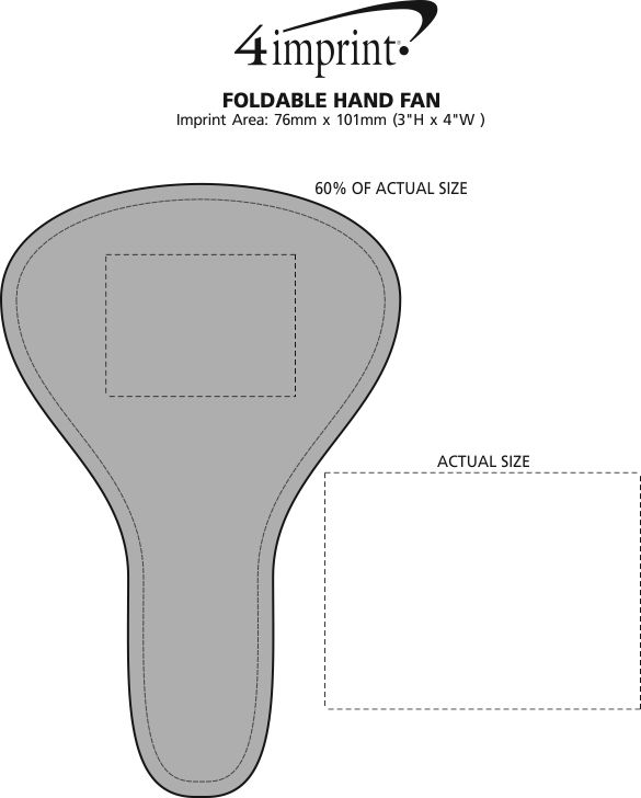 4imprint.ca: Foldable Hand Fan C124357