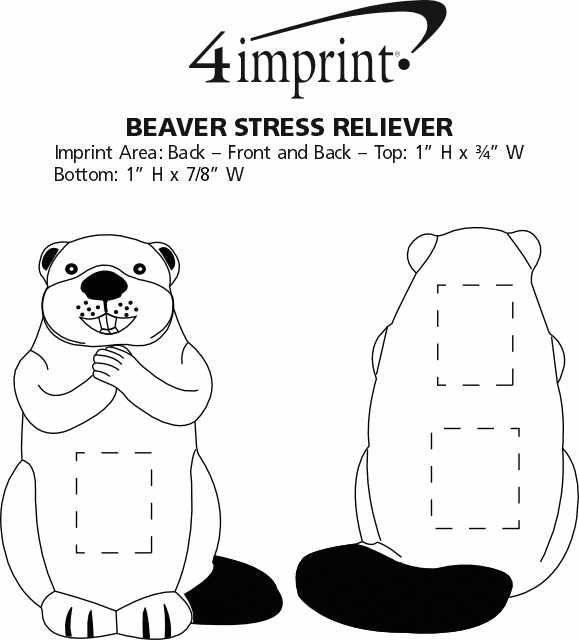 4imprint.ca: Beaver Stress Reliever C130040