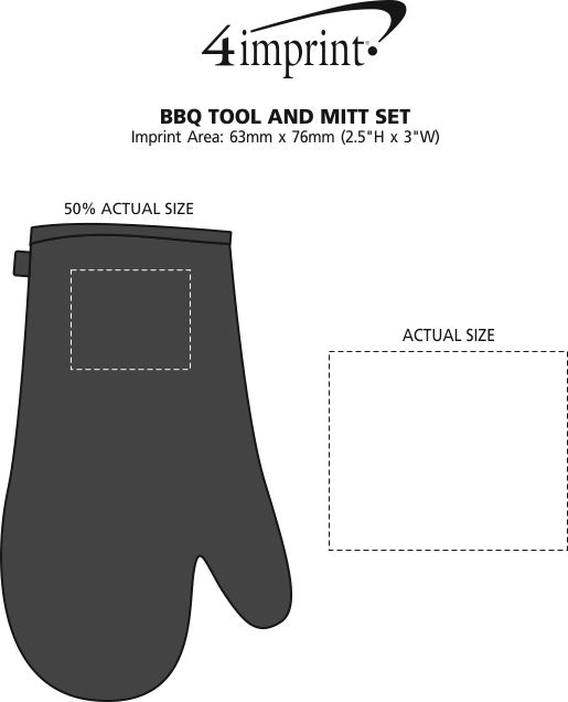 4imprint.ca: BBQ Tool and Mitt Set C131043