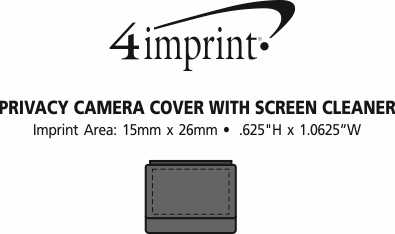 4imprint.ca: Privacy Camera Cover with Screen Cleaner C132720