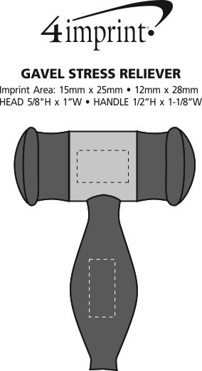 4imprint.ca: Gavel Stress Reliever C134485