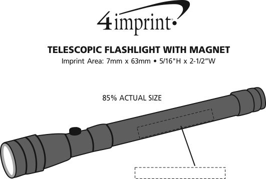 4imprint.ca: Telescopic Flashlight with Magnet C134493