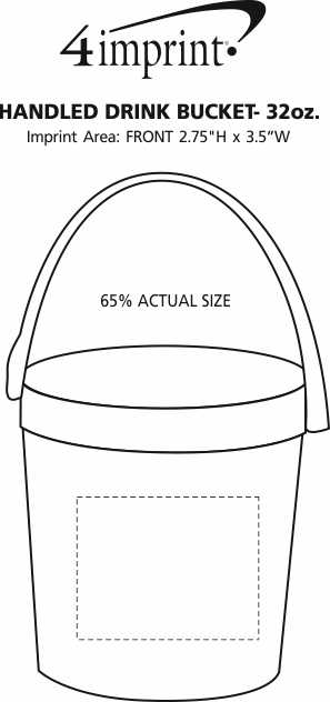4imprint.ca: Handled Drink Bucket - 32 oz. C135884