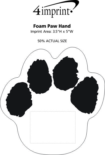 4imprint.ca: Foam Paw Hand C136927-P
