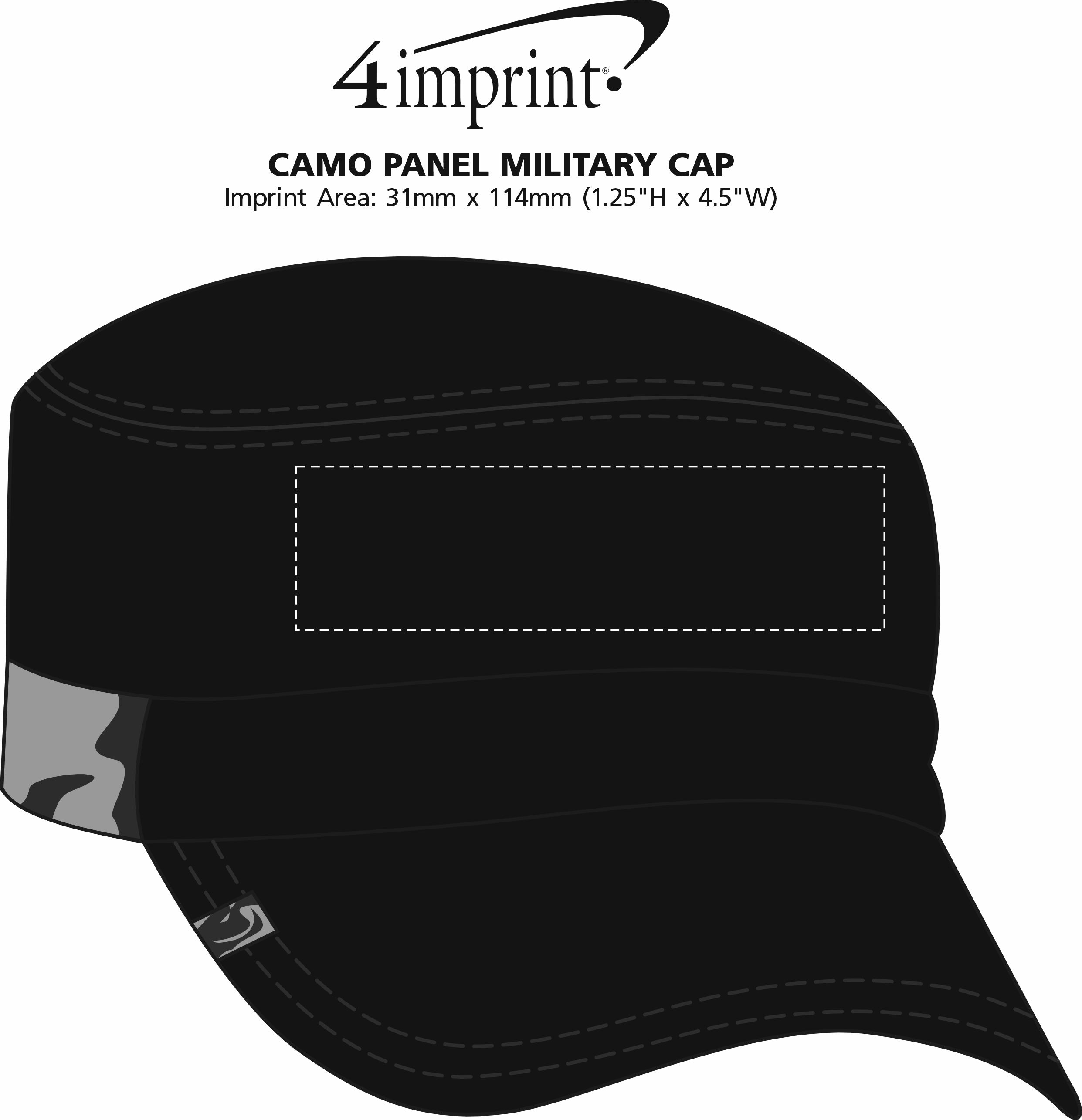 4imprint.ca: Camo Panel Military Cap C137333