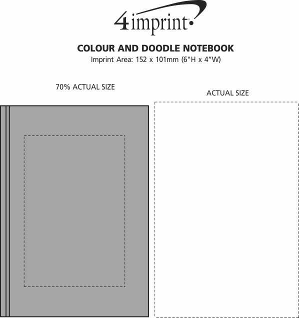 4imprint.ca: Colour and Doodle Notebook C139259