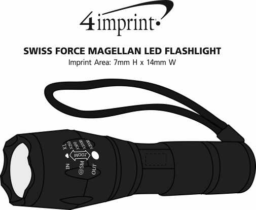 4imprint.ca: Swiss Force Magellan LED Flashlight C142608