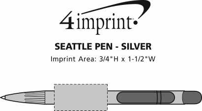 4imprint.ca: Seattle Pen - Silver C151774-SIL