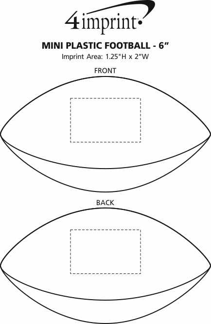 4imprint.ca: Mini Plastic Football C152762