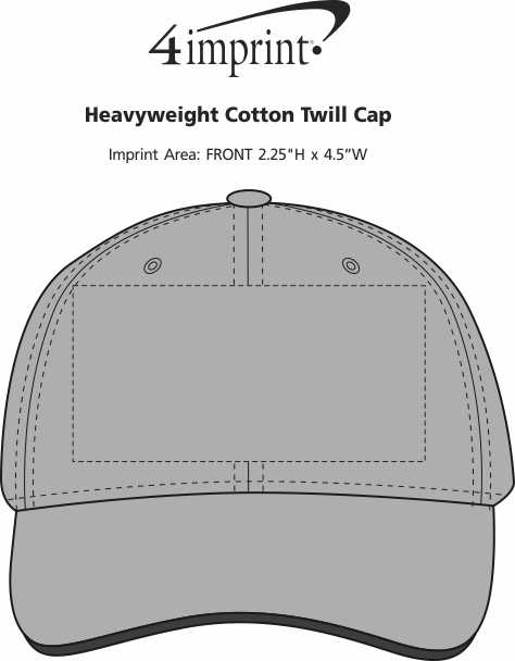 4imprint.ca: Heavyweight Cotton Twill Cap C158623