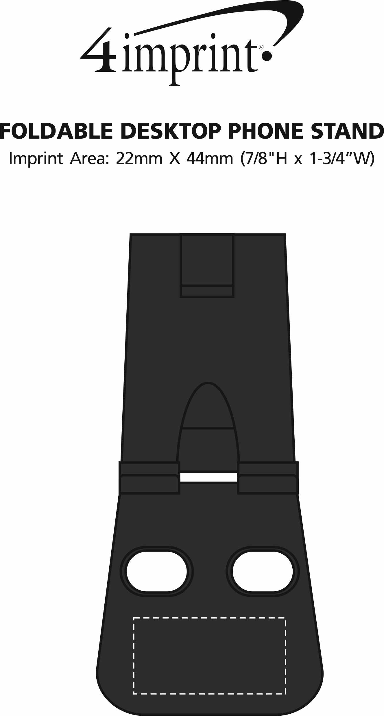 4imprint.ca: Foldable Desktop Phone Stand C162564